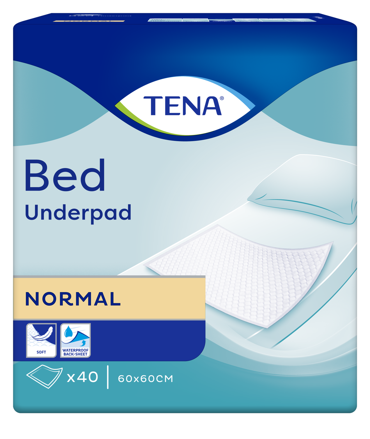 Tena Bed Normal 60 x 60 cm vuoteensuoja | Paperplast Oy