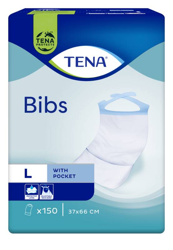 TENA Ruokalappu L 36 x 66 cm | Paperplast Oy